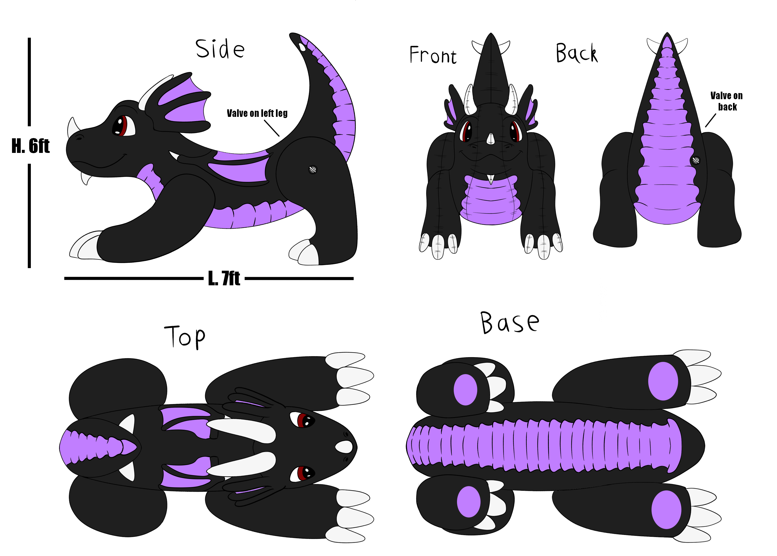 Drakie Pouncing Dragon Ride-On – TMDrake's – Decorative Inflatable Toys